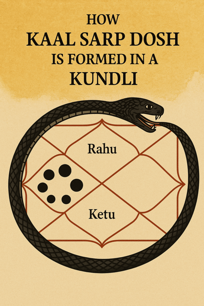 How Kaal Sarp Dosh is Formed in a Kundli
