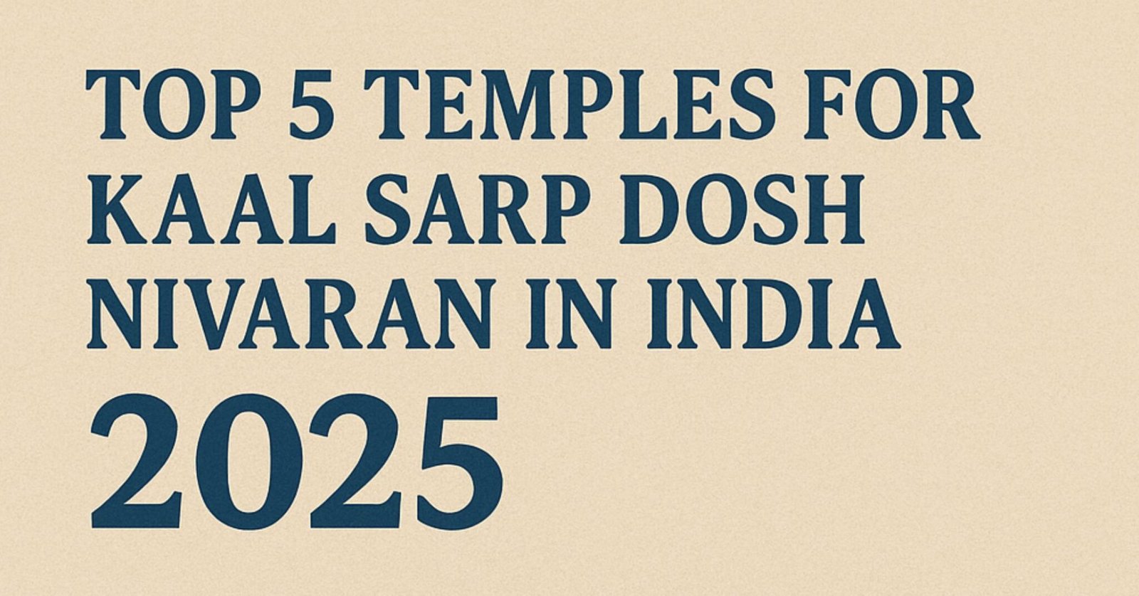 Kaal Sarp Dosh Puja: Step-by-Step Rituals & Procedure