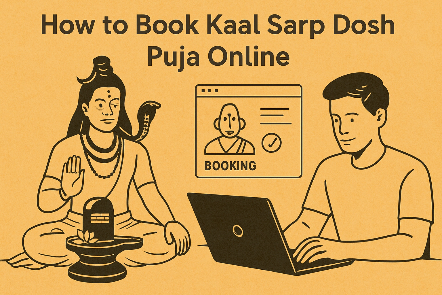 How to Book Kaal Sarp Dosh Puja Online – Step-by-Step Process