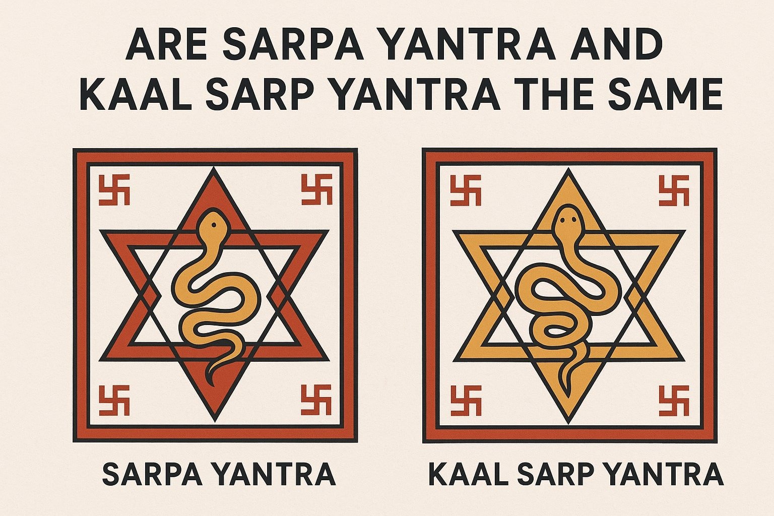 Are Sarpa Yantra and Kaal Sarp Yantra the Same? 2026